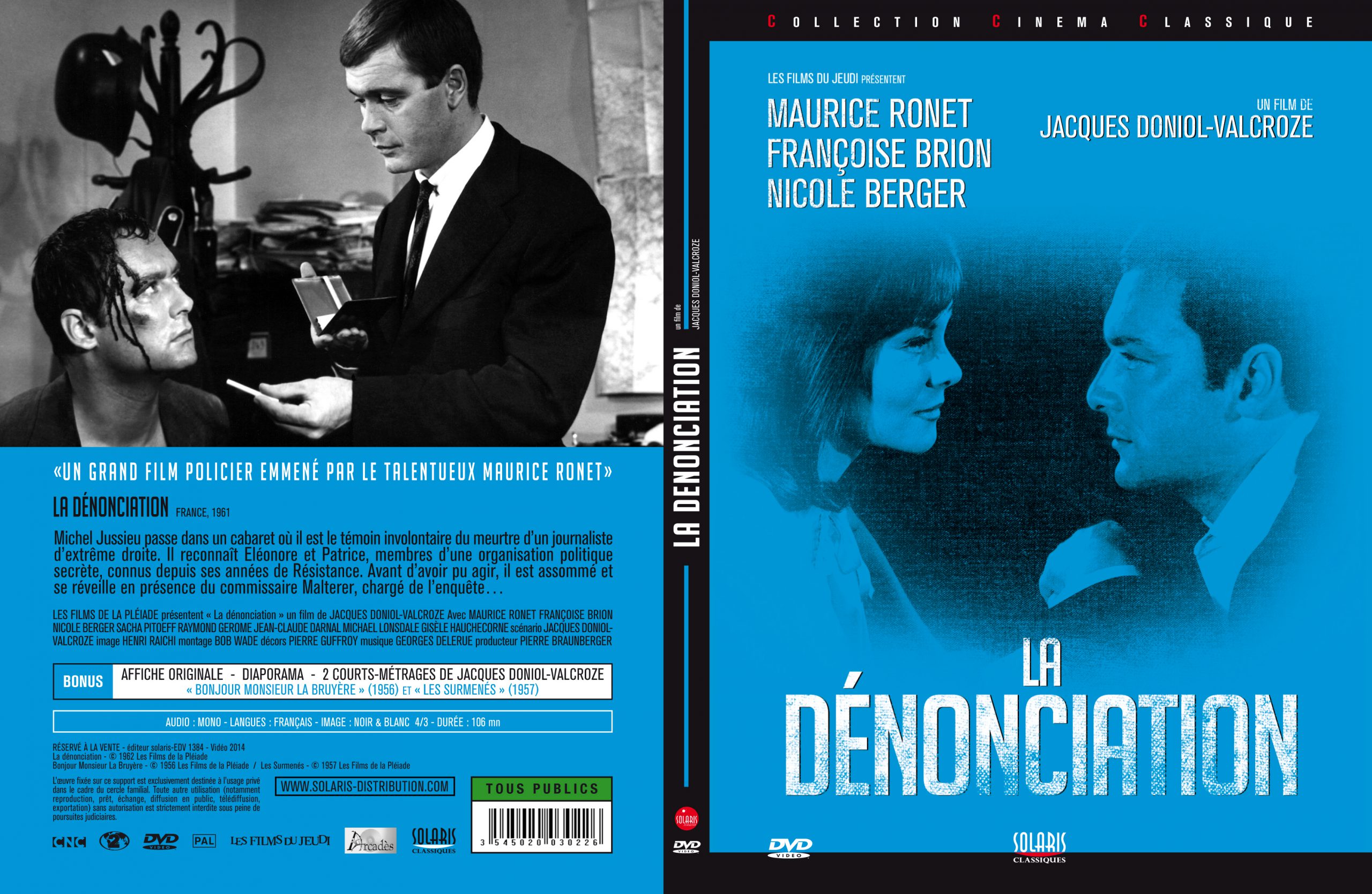 Solaris Distribution La Dénonciation – DVD